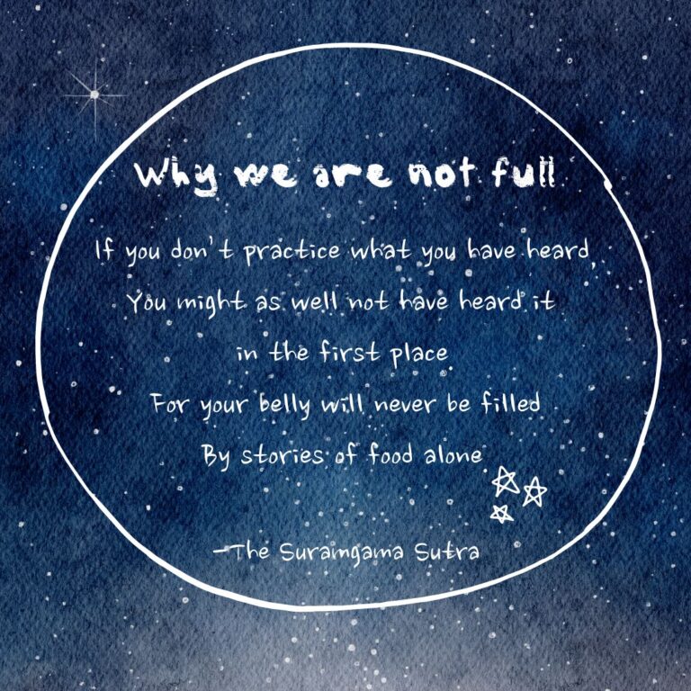 Why We Are Not Full - Musangsa